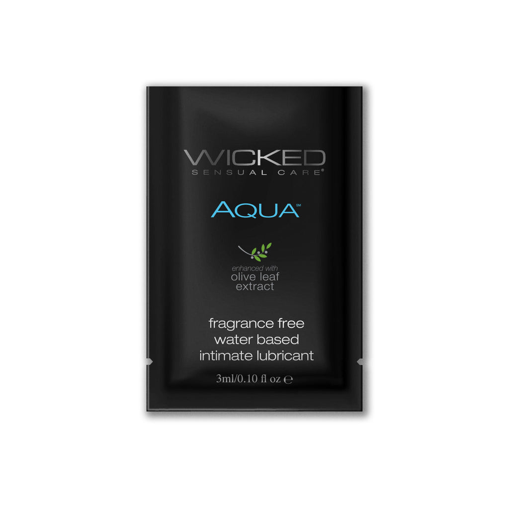 Aqua Lube Sachet – Sensual Lace and Leather