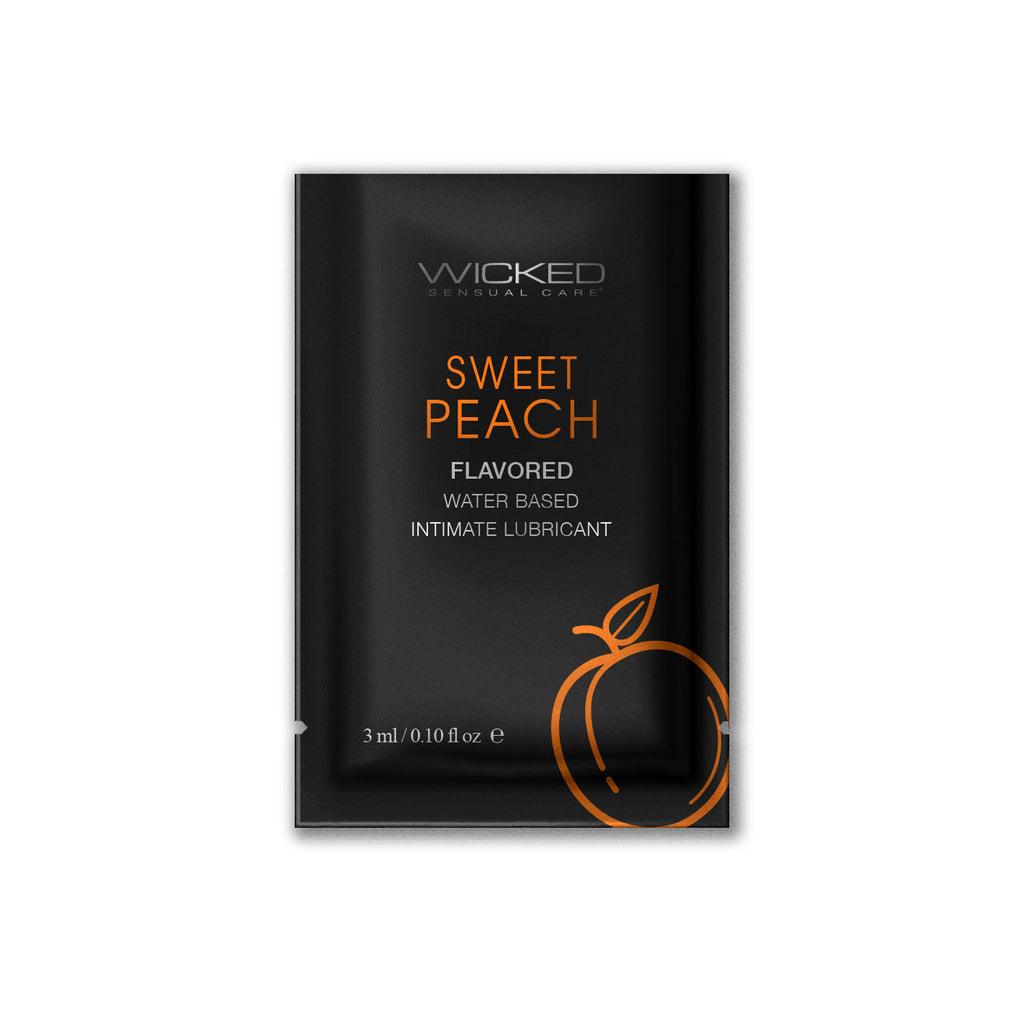Aqua Sweet Peach Sachet – Sensual Lace and Leather